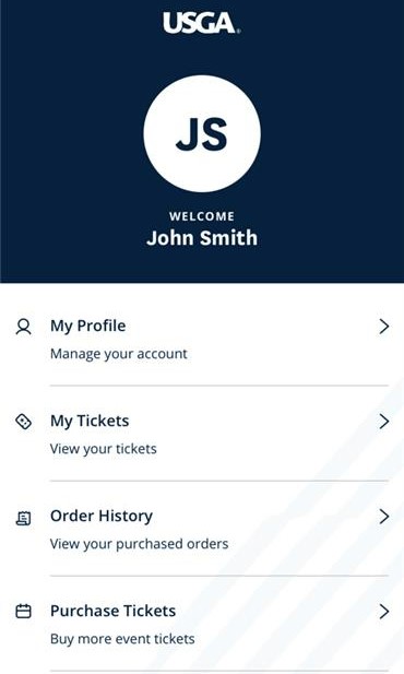 How to Access Your Mobile Tickets on the USGA App
